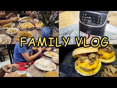 Air Fryer Unboxing | Family kay Sath kia Breakfast | Super Easy Beef ...