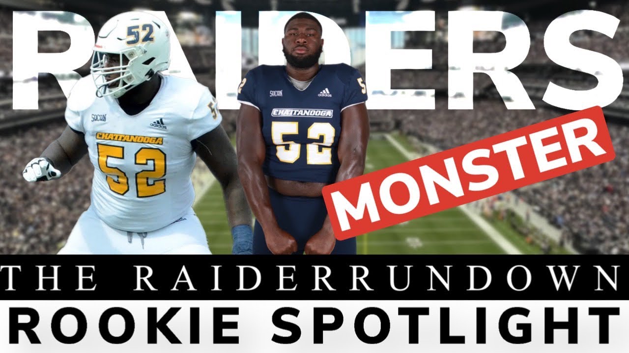 Raiders sign MONSTER rookie Lineman - YouTube
