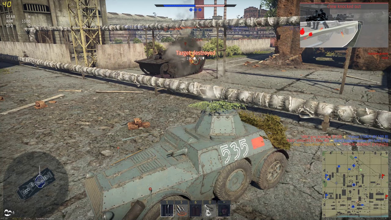 Fully spaded AB41 /w Pz gr 40 vs LVT :D | Shot with GeForce - YouTube