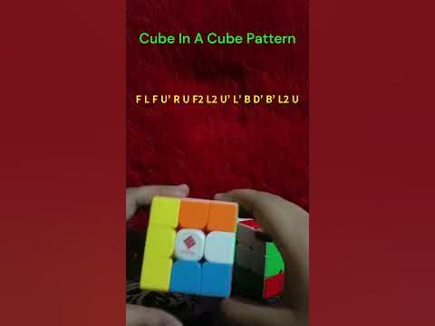 IMPRESS Your Friends: Learn the Cube in a Cube Pattern in Minutes With ...