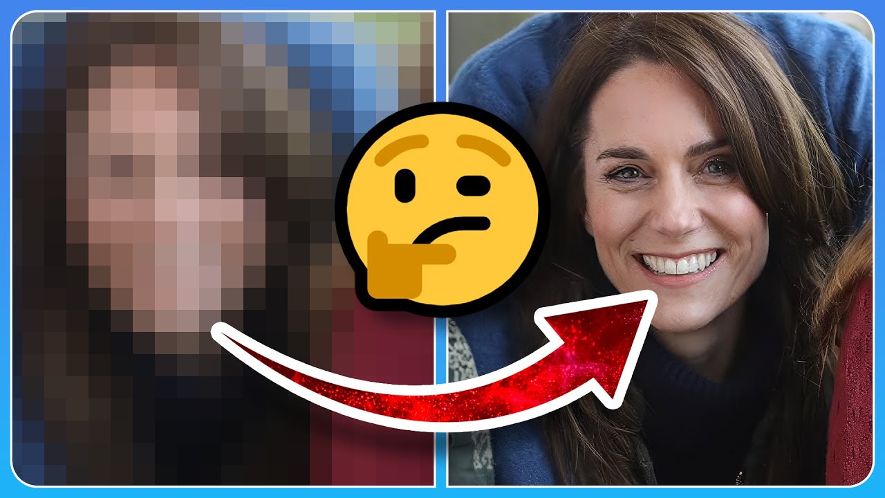 🤔 ¿Es posible recuperar un rostro REAL con IA? 🧐 (Kate Middleton como ...