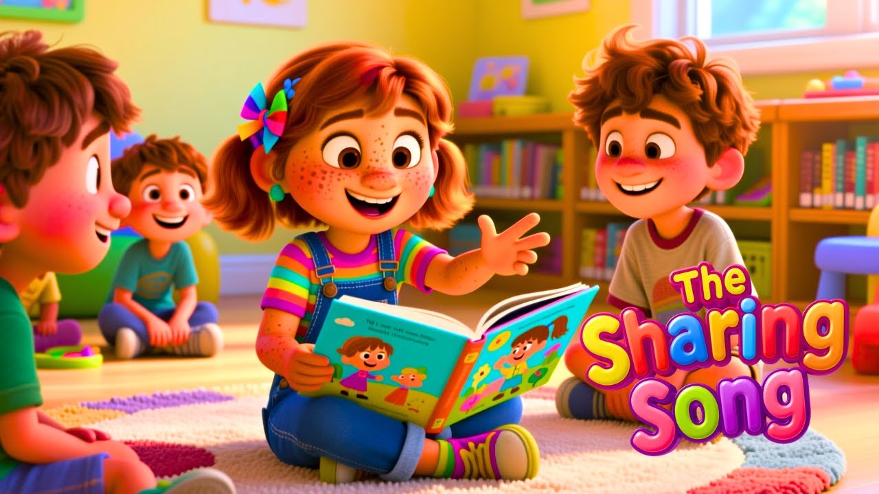 🌈 The Sharing Song – A Sweet Nursery Rhyme About Kindness & Friendship ...