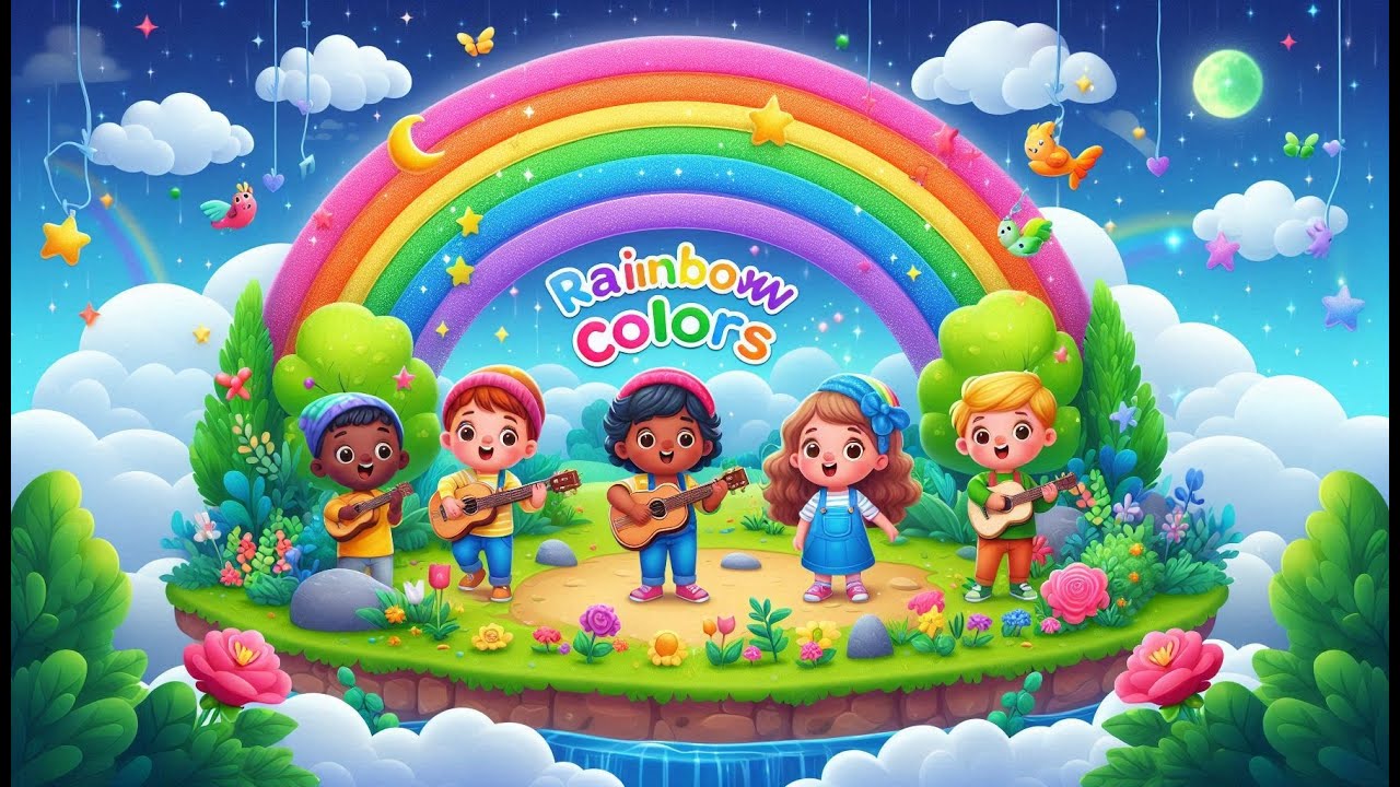 🌈 RAINBOW COLORS SONG FOR KIDS| Learn Colors with Fun Music - YouTube