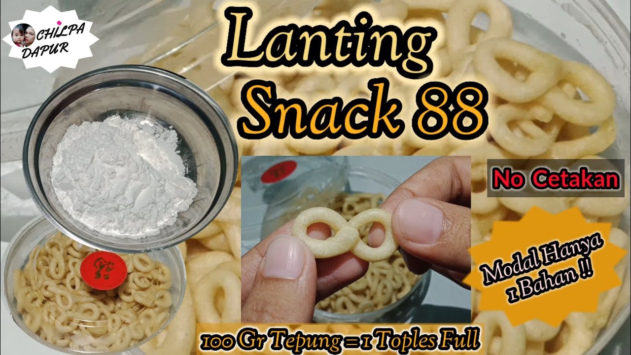 Ide Bisnis Lanting / Kue 88 || Modal 1 Bahan = 1 Toples Full !! - YouTube