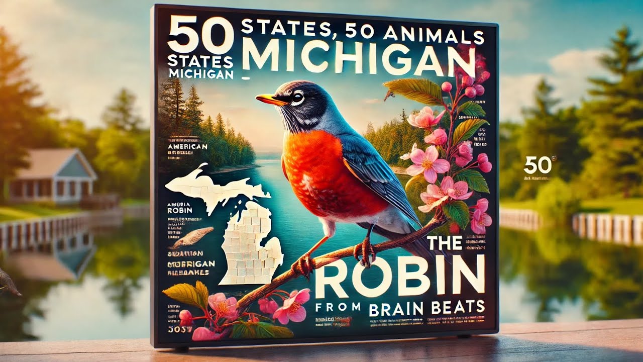 Michigan’s State Bird: The American Robin (26 of 50) #brainbeats #facts ...