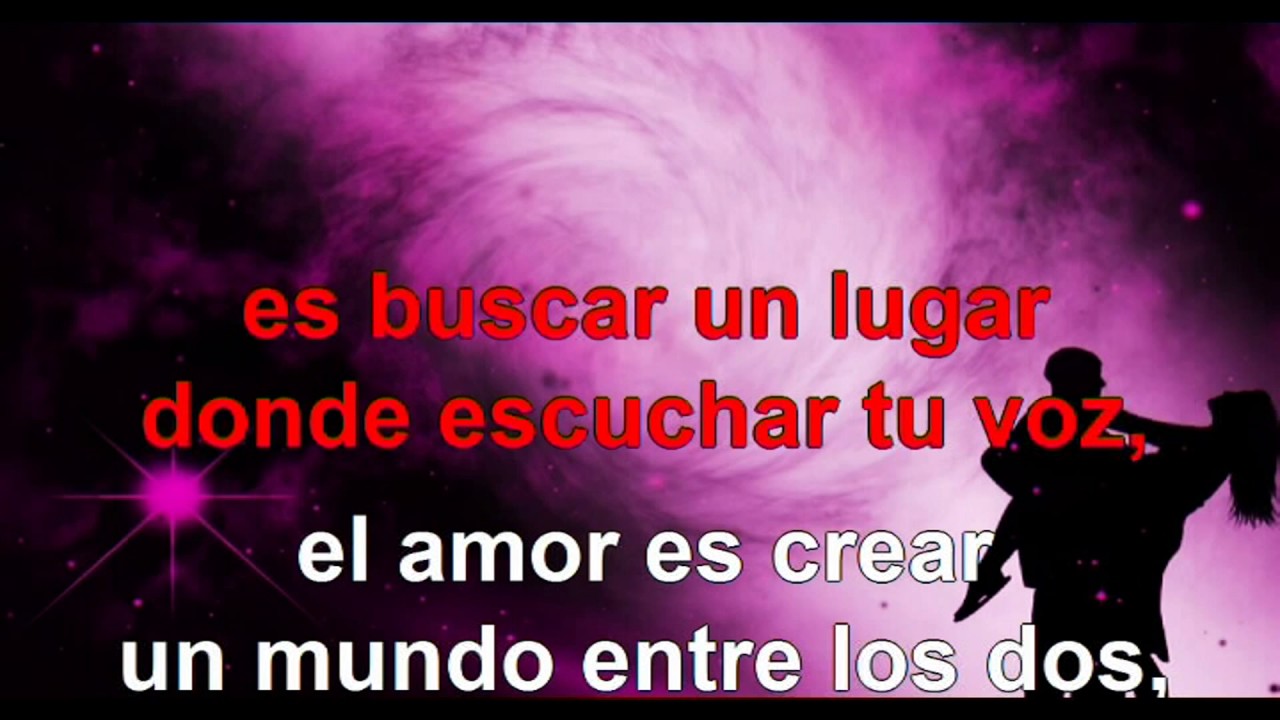 karaoke El Amor José Luis Perales - YouTube