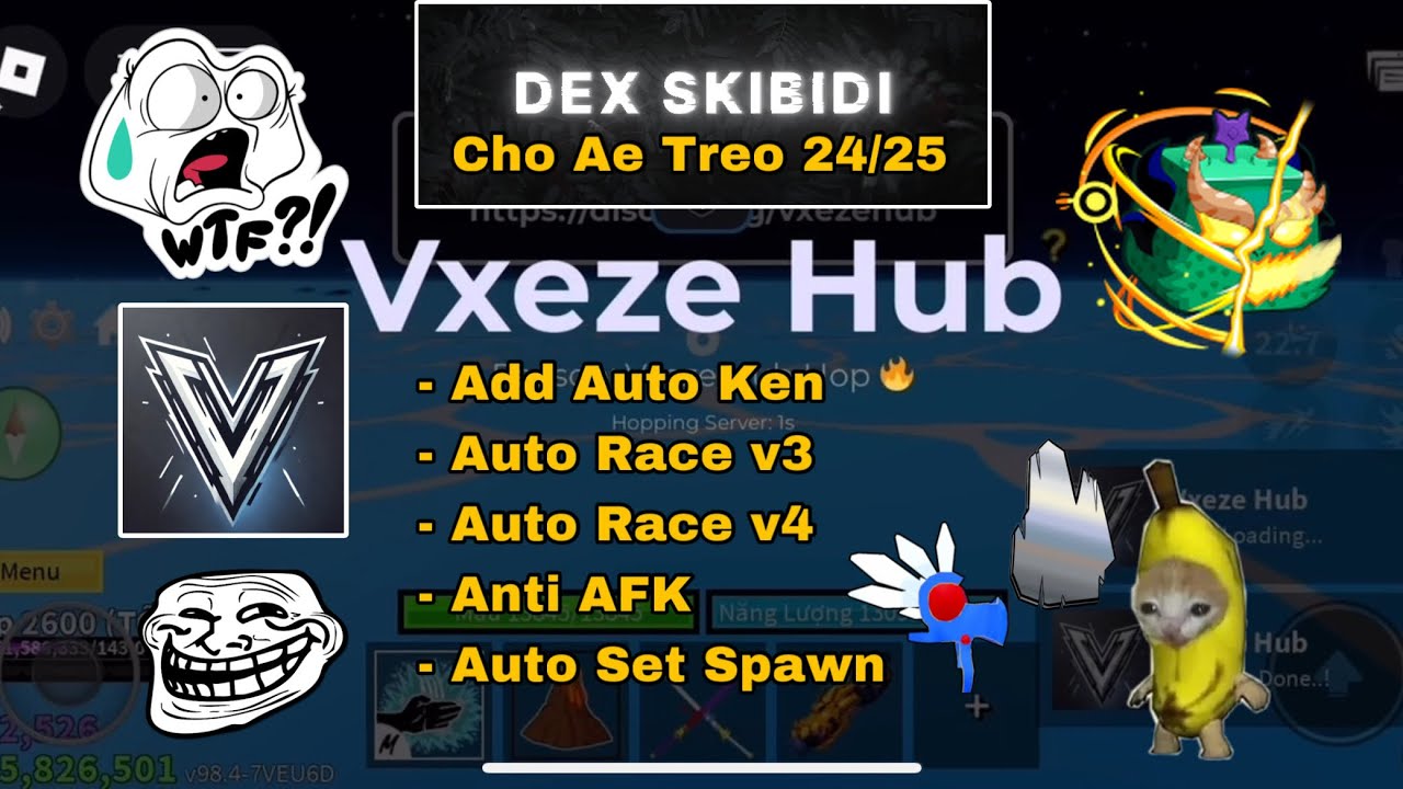 Script Vxeze Hub Dough King v2 🔥 | Update Auto | Dex Skibidi - YouTube