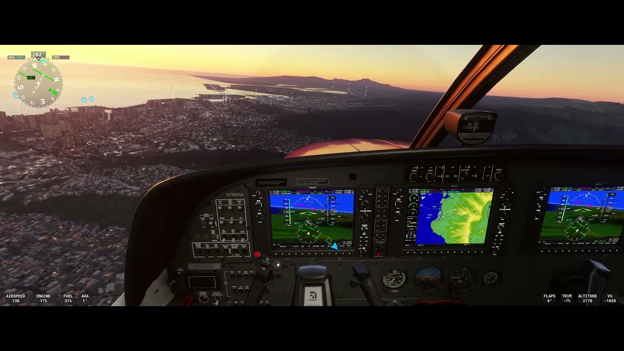 Mokulele Cessna 208 Caravan Honolulu Sunset MSFS 2020 November 09, 2024 ...