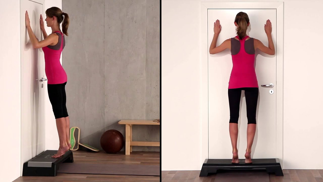 Foot Rehab: Stand on Both Legs on Tiptoes on Steps or Stepper | Foot ...
