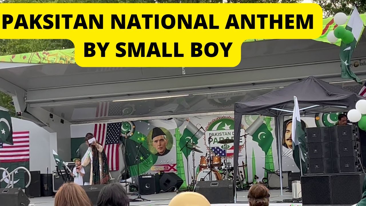 National Anthem Of Pakistan by Small Boy NJ | Qaumi Tarana | قومی ترانہ ...