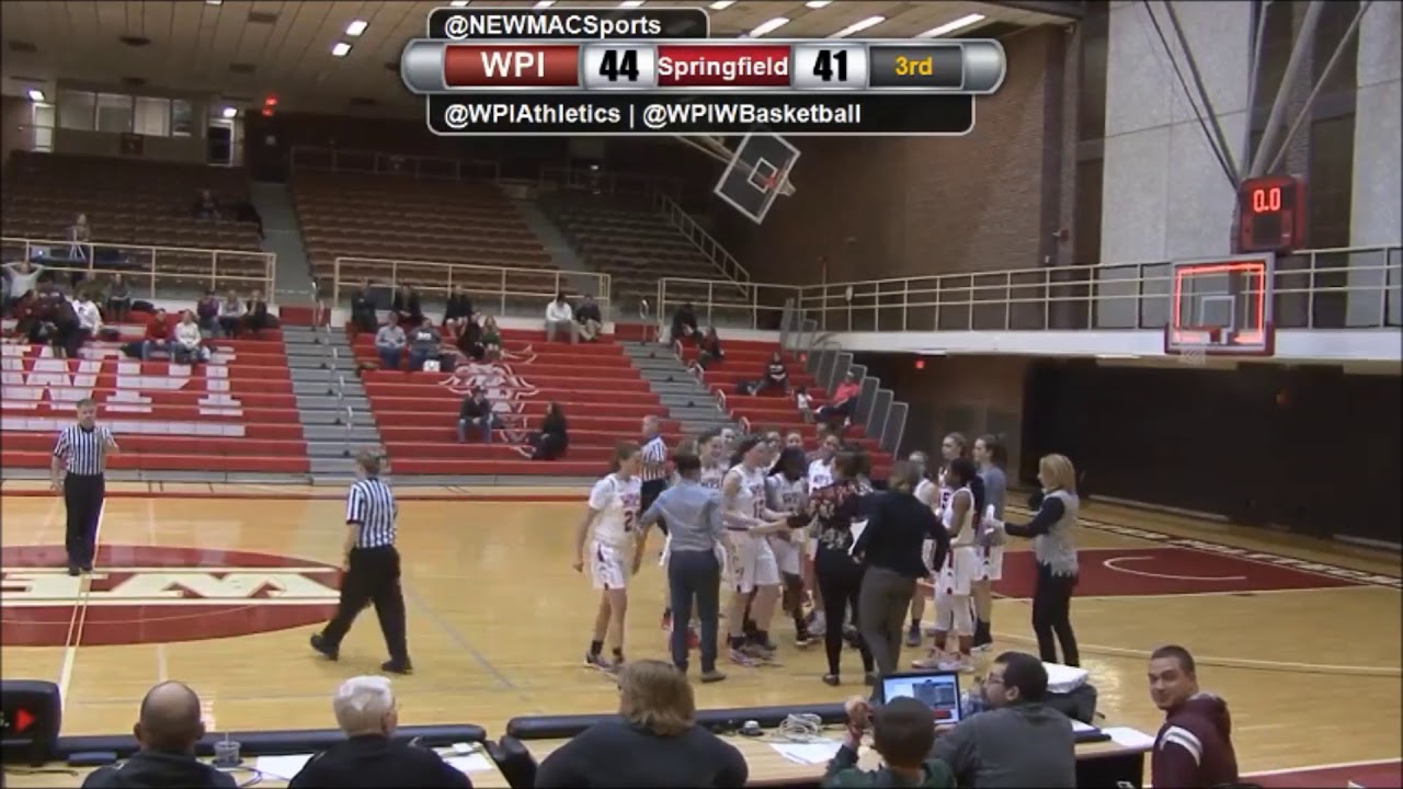 WPI Women's Basketball - Ama Biney's near-half court buzzer beater ...