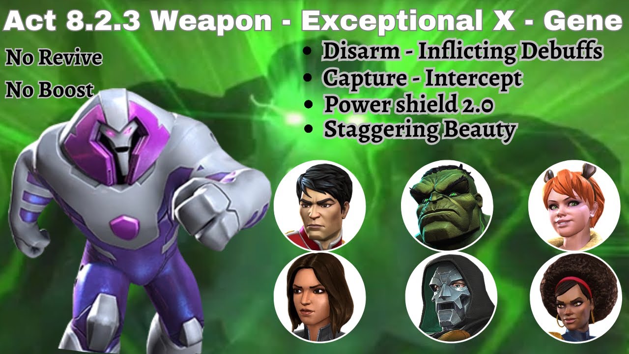 MCOC Act 8.2.3 Weapon - Exceptional X - Gene + Disarm - Inflicting ...