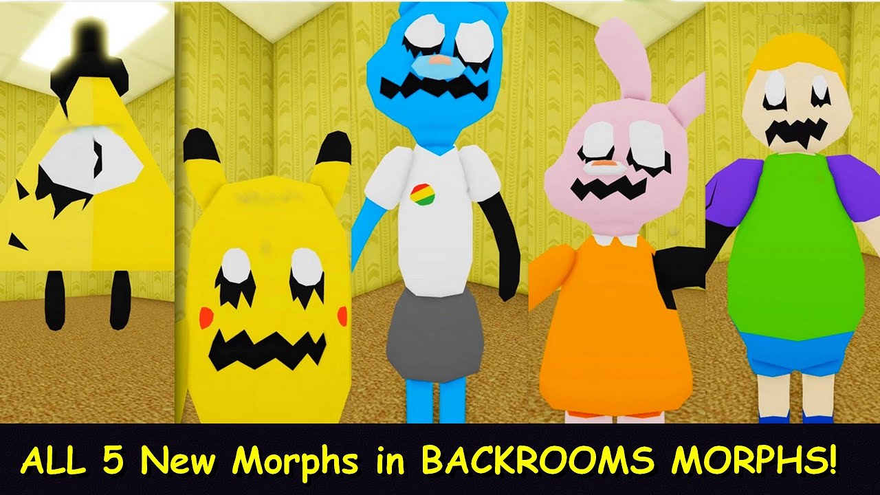 How To Get ALL 5 New Morphs/Skins in BACKROOMS MORPHS! V1.6.1 (Escape ...