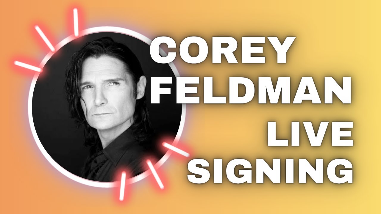 COREY FELDMAN Live Signing! - YouTube
