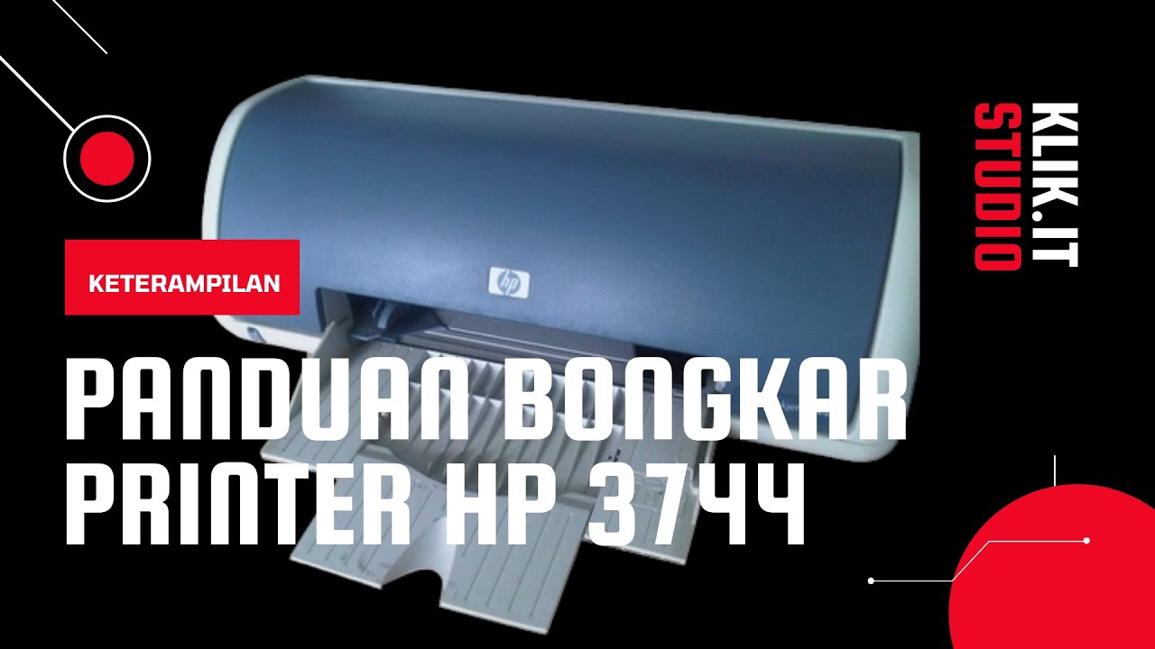 Oh Tenyata.....! Isinya ini toh? Keterampilan Bongkar Printer HP 3744 ...