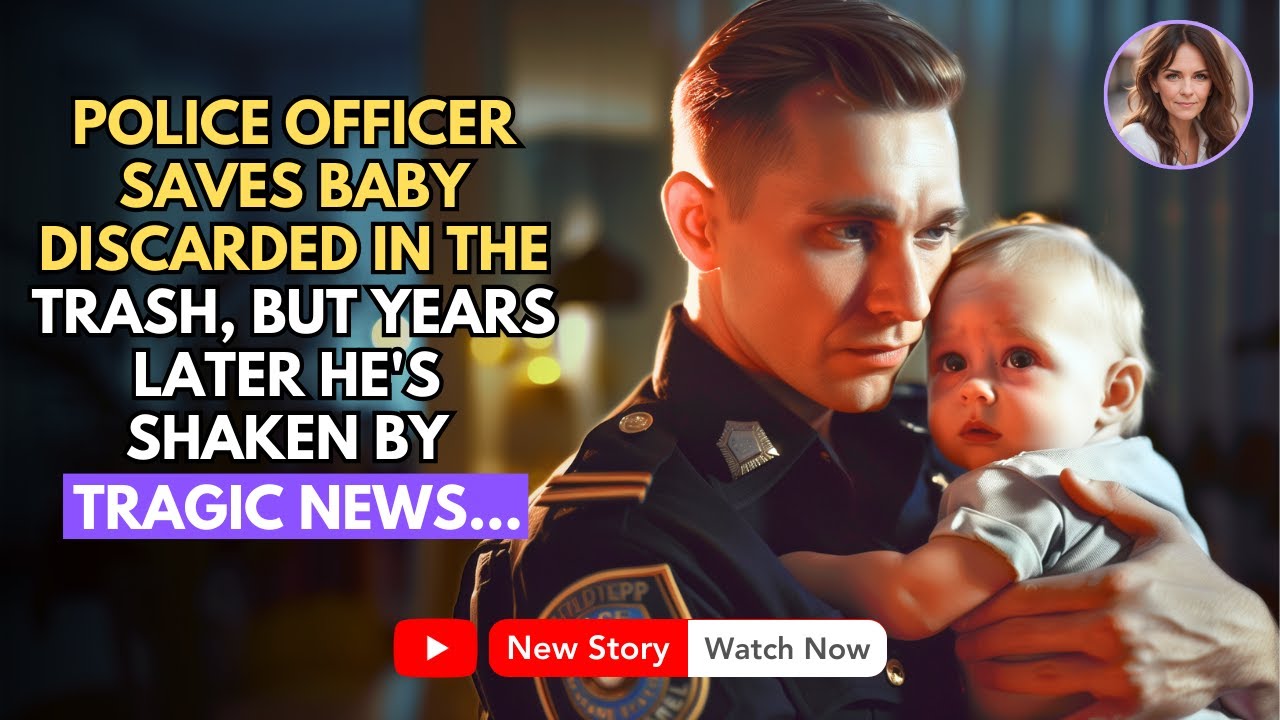 POLICE OFFICER SAVES BABY DISCARDED IN THE TRASH, BUT YEARS LATER IS ...