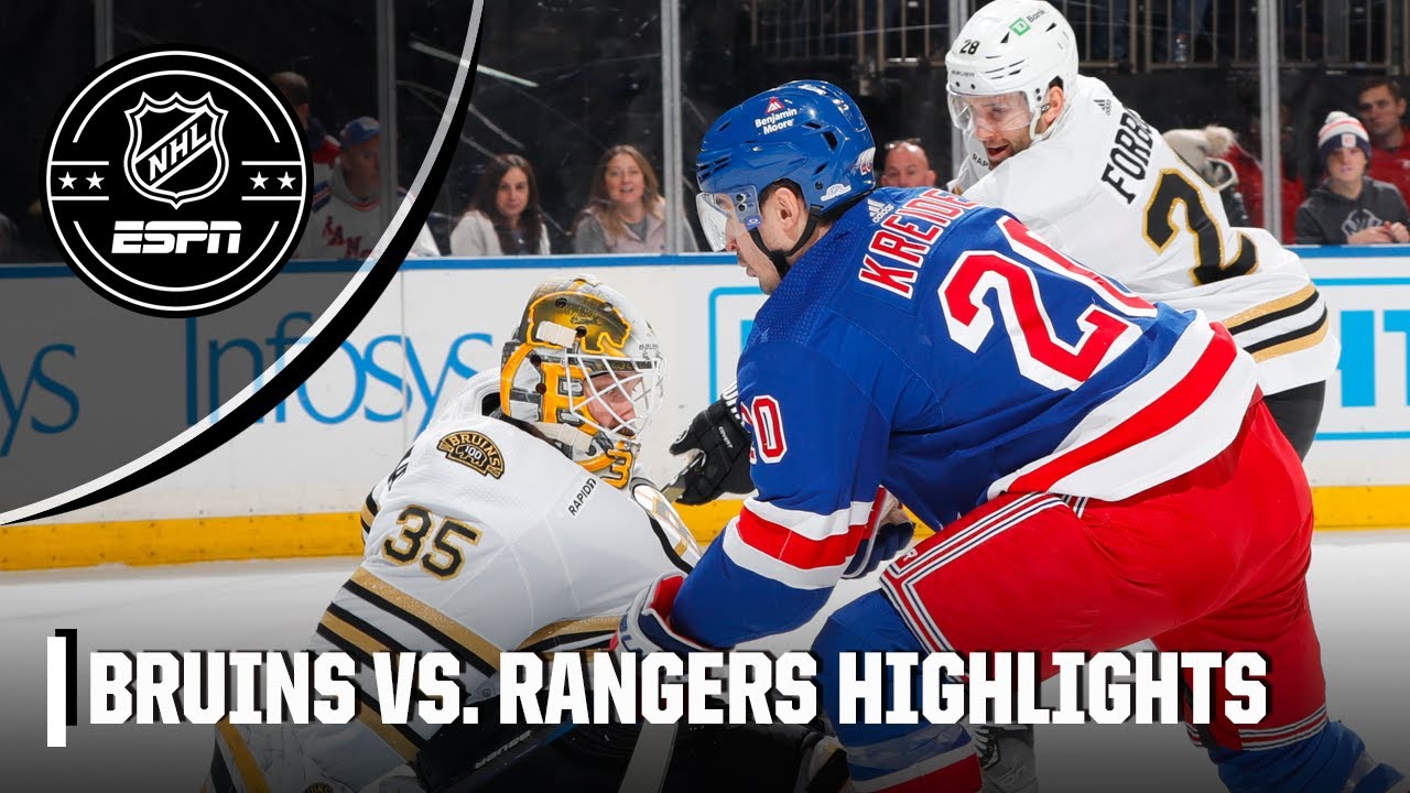Boston Bruins vs. New York Rangers | Full Game Highlights - YouTube
