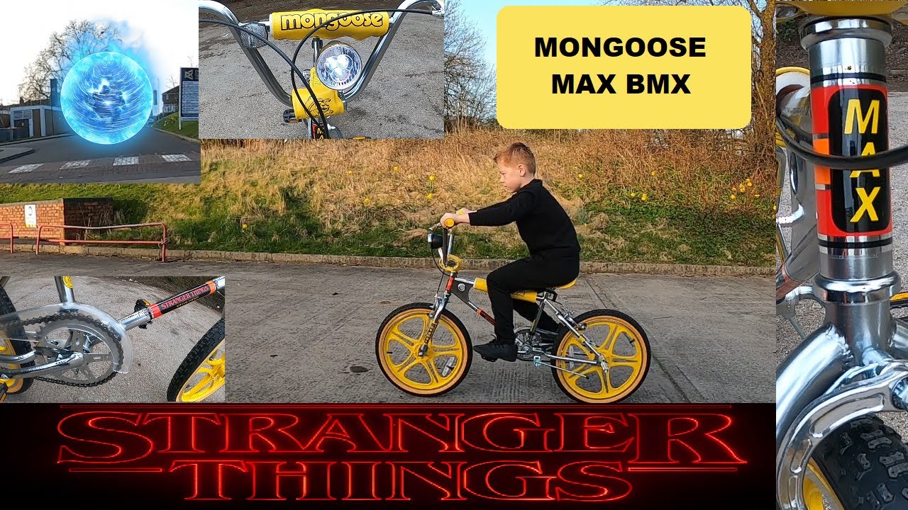 Stranger Things Limited Edition Mongoose BMX Max - YouTube