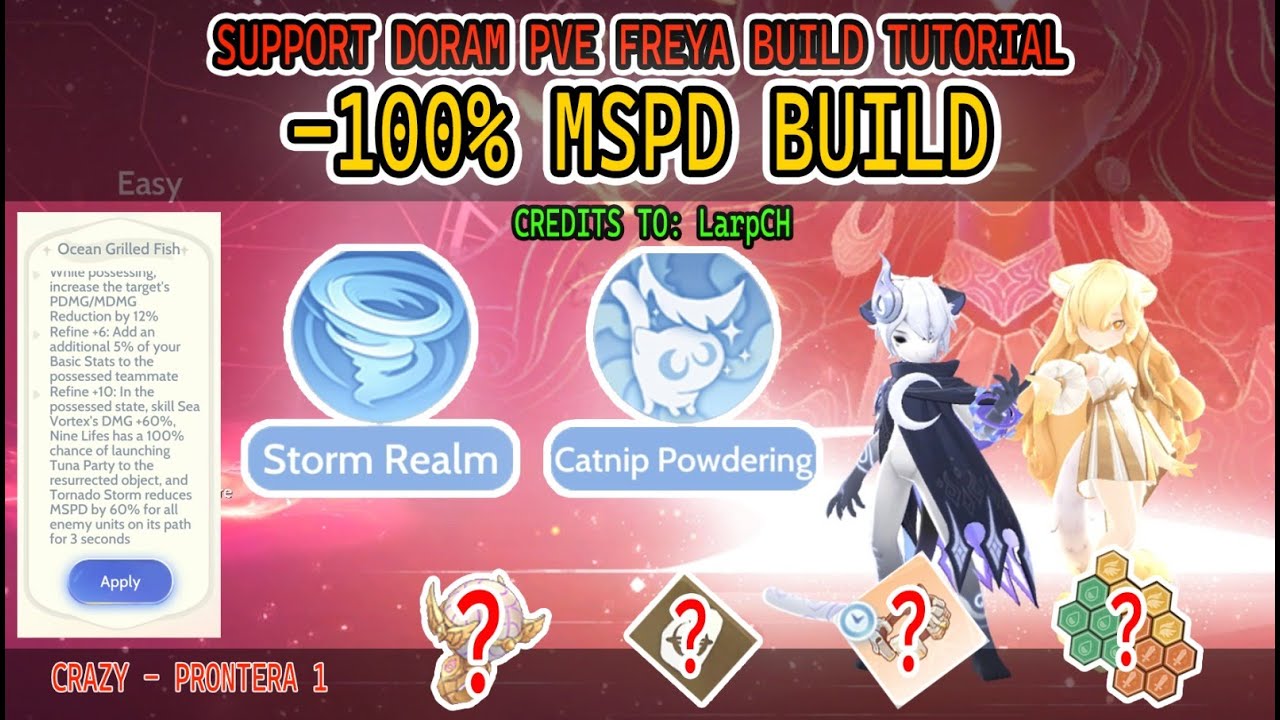 FREYA STAGE 2 BLACK CAT HANDLER! DORAM MSPD -100% CREDIT LARPCH ...