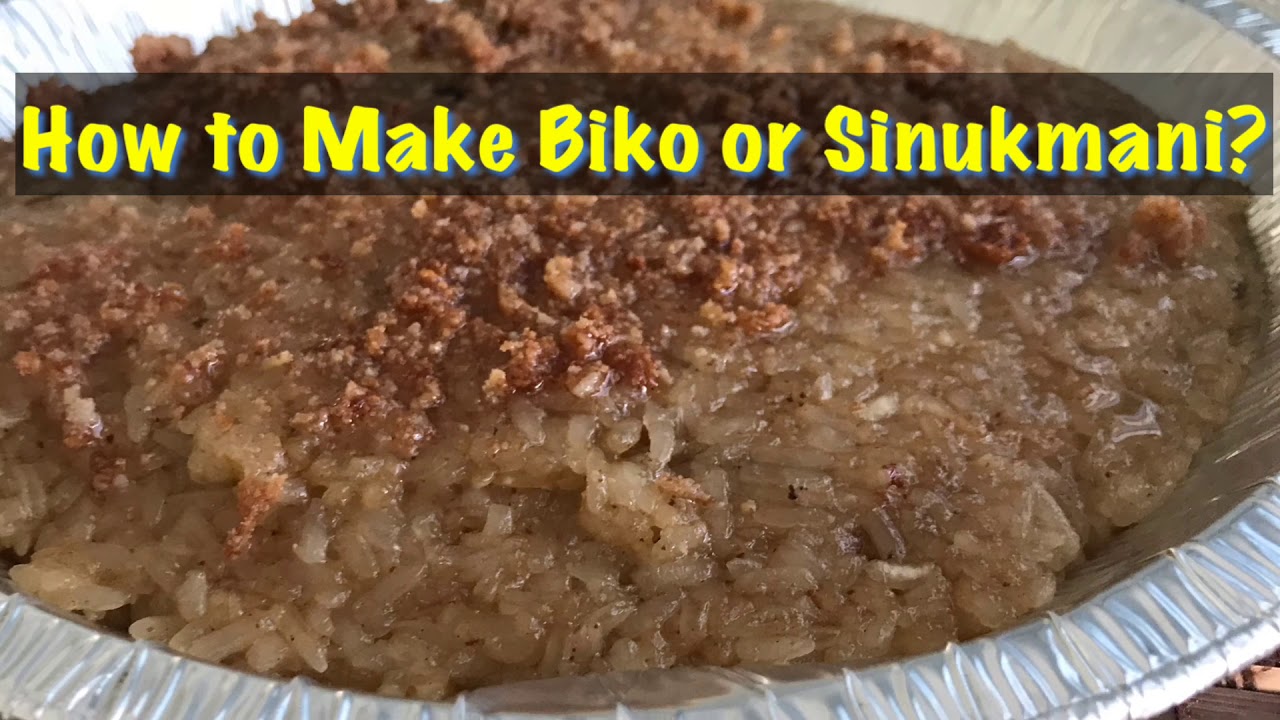 How to Make Biko or Sinukmani? / Rice Cake - YouTube