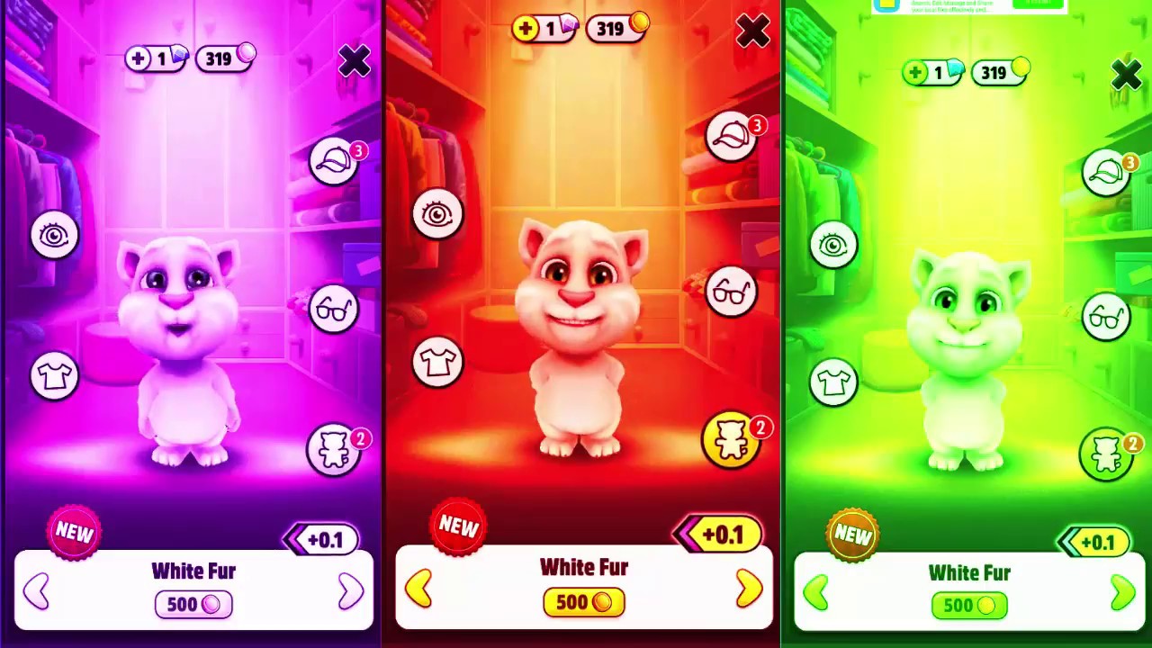 Learn Colors with My Talking Tom Colours for Kids Animation Education ...