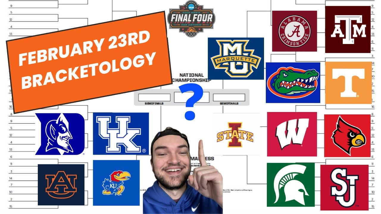 2025 Bracketology Update - February 23 - YouTube