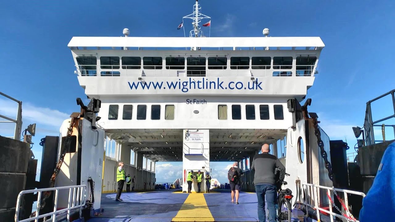 Fishbourne to Portsmouth - St Faith - Wightlink - YouTube