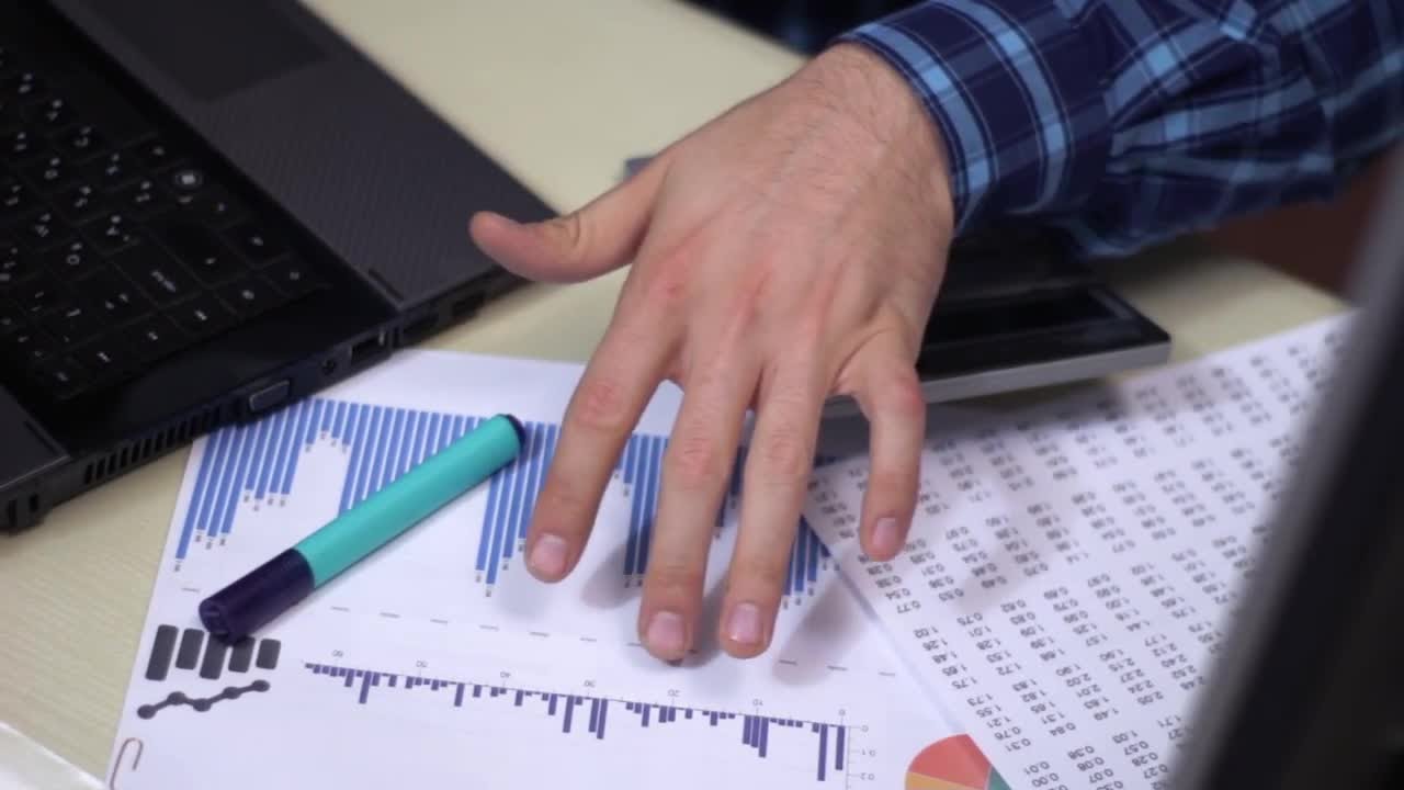 Financial Report Stock Video - YouTube