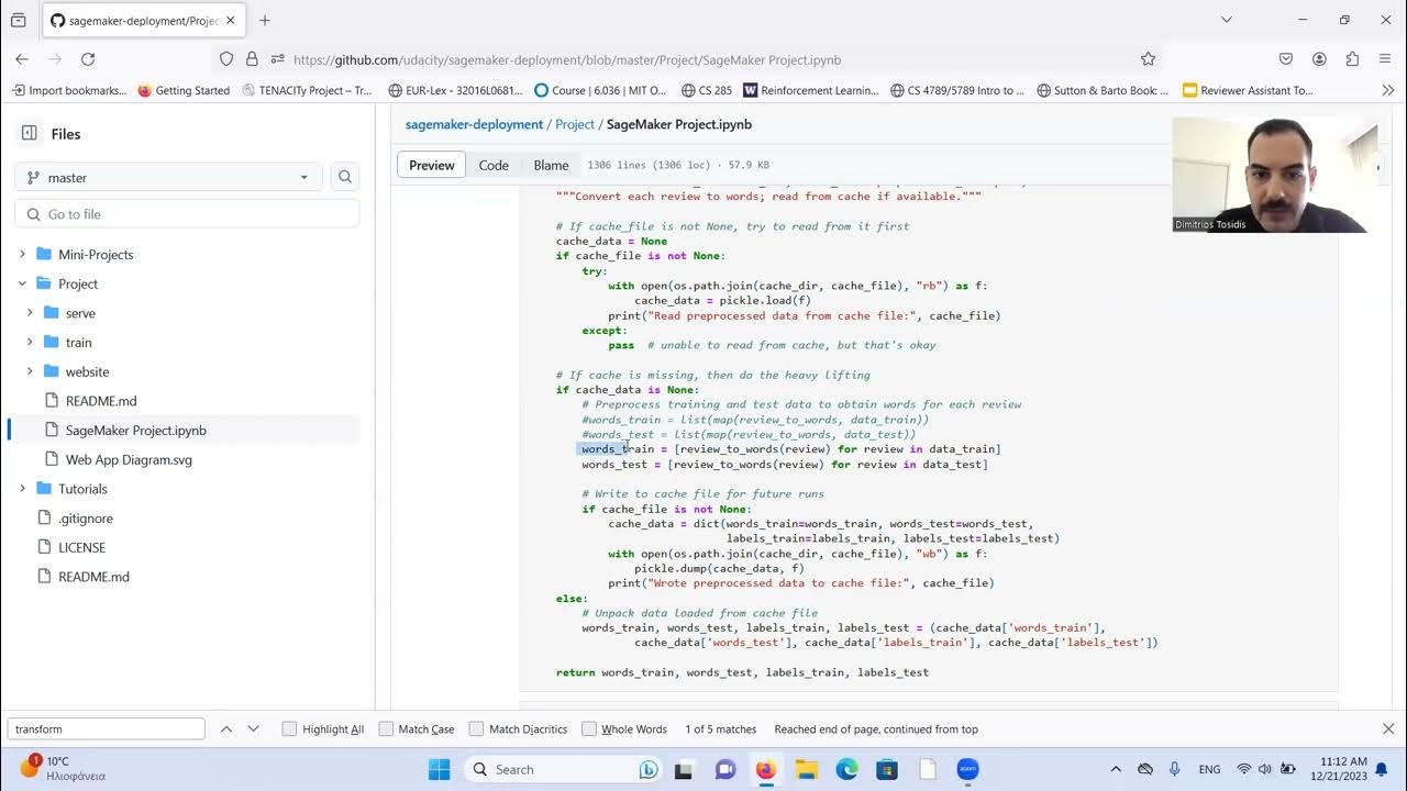 Deploying a Sentiment Analysis Model using AWS SageMaker - AWS Machine Learning - YouTube