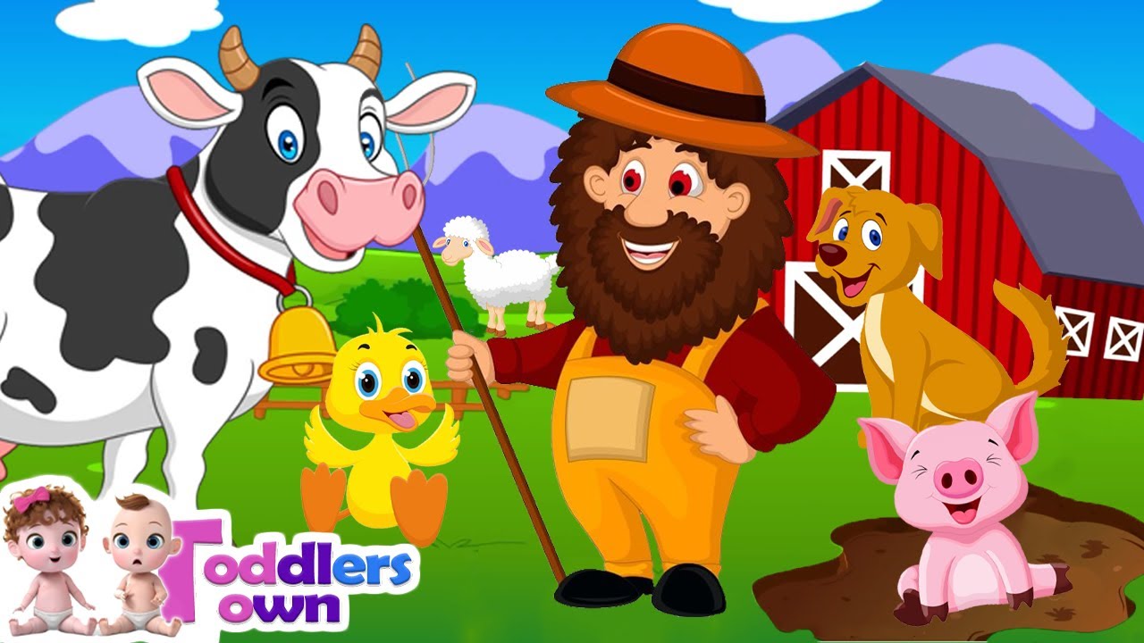 Old McDonalds Had A Farm | Nursery Rhymes & Kids Songs | Toddlers Town ...