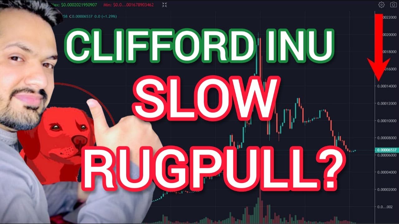 CLIFFORD INU SLOW RUGPULL? GOING DOWN PRICE | DON'T PANIC AND GET INTO ...