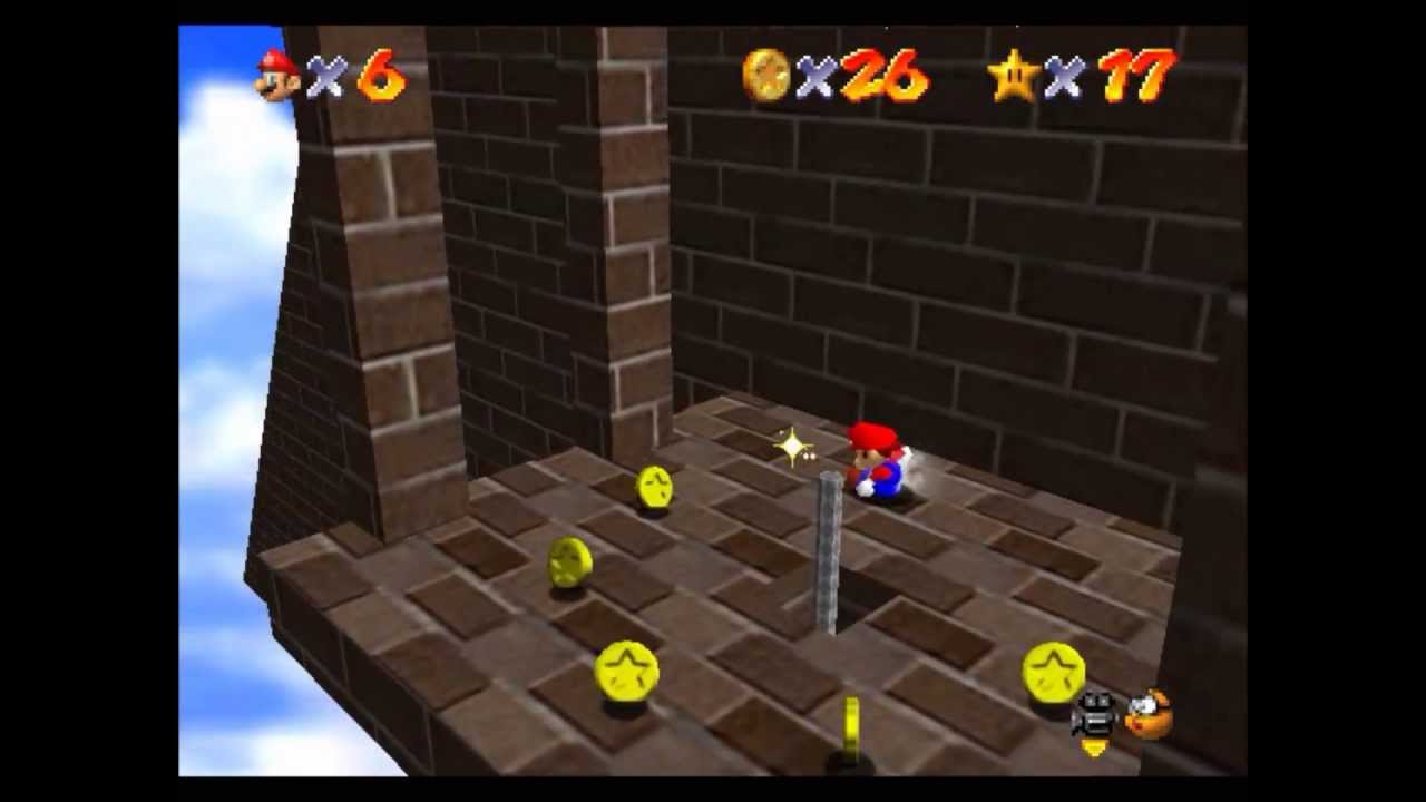SM64 - Whomp's Fortress 100 Coins - 0x A Presses - YouTube