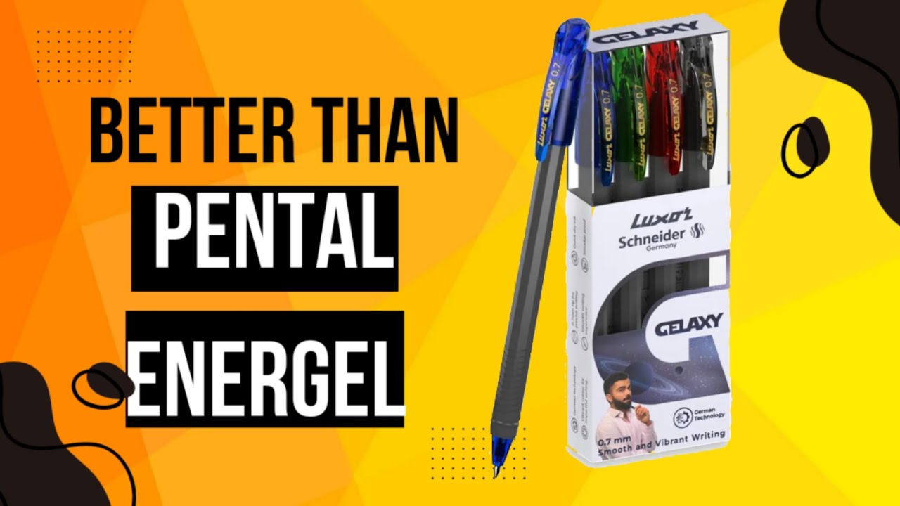 Luxor schneider gelaxy gel pen | This is better than pental energel | # ...