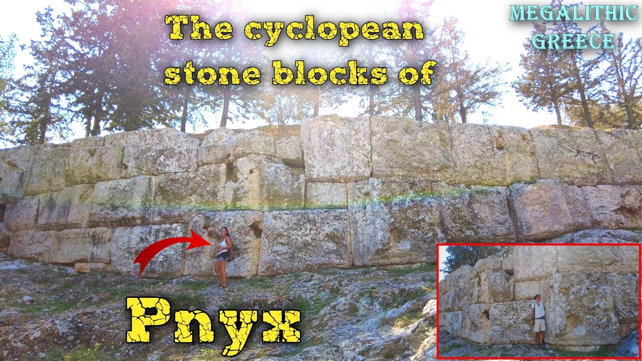 The cyclopean stone blocks of Pnyx - YouTube