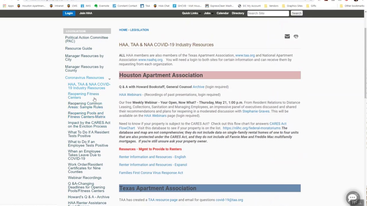 HAA Online Property Management Resources How-To - YouTube