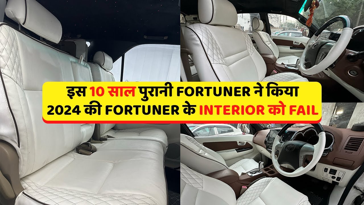Complete Interior Transformation Of This Toyota Fortuner | Custom Made ...
