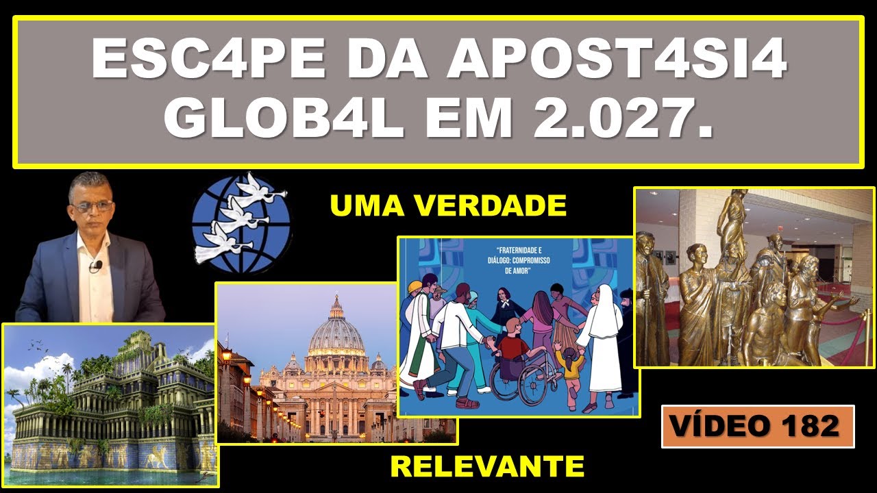 #182. ESC4PE DA APOST4SIA GLOB4L EM 2.027. - YouTube