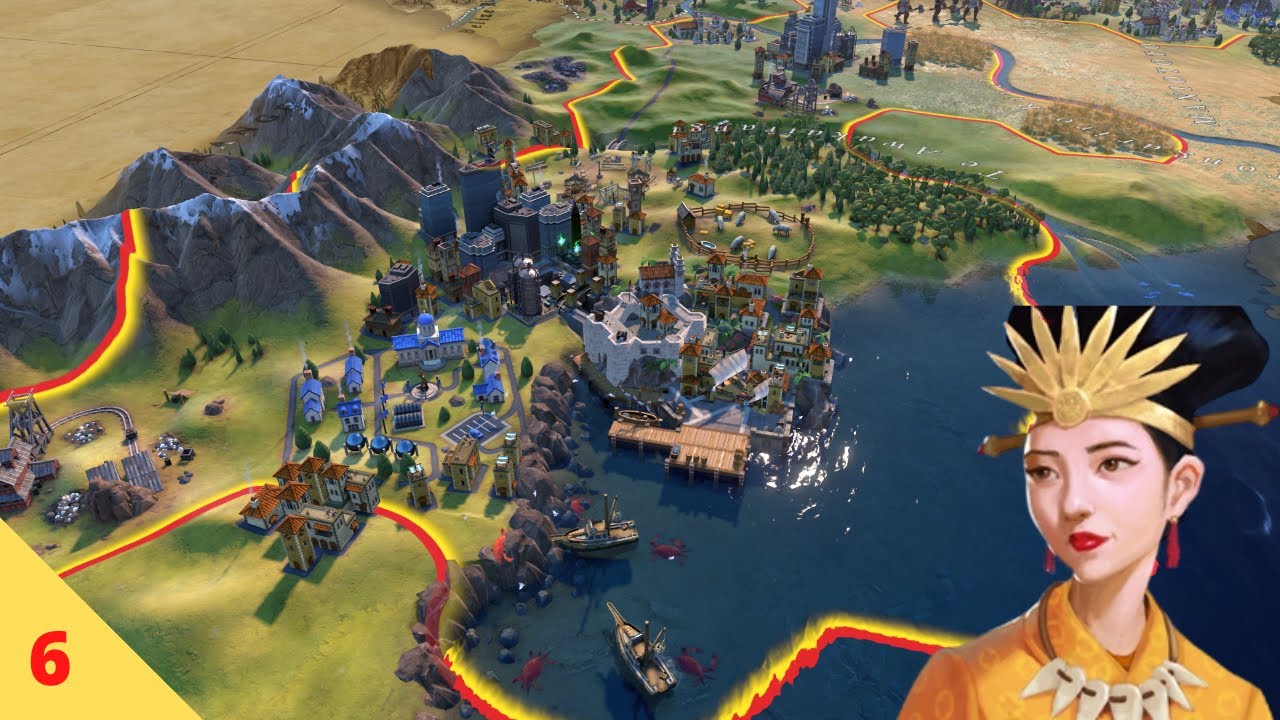 Civilization 6 [New Frontier Pass] (Spain) {6} - Fuerte Colonial - YouTube