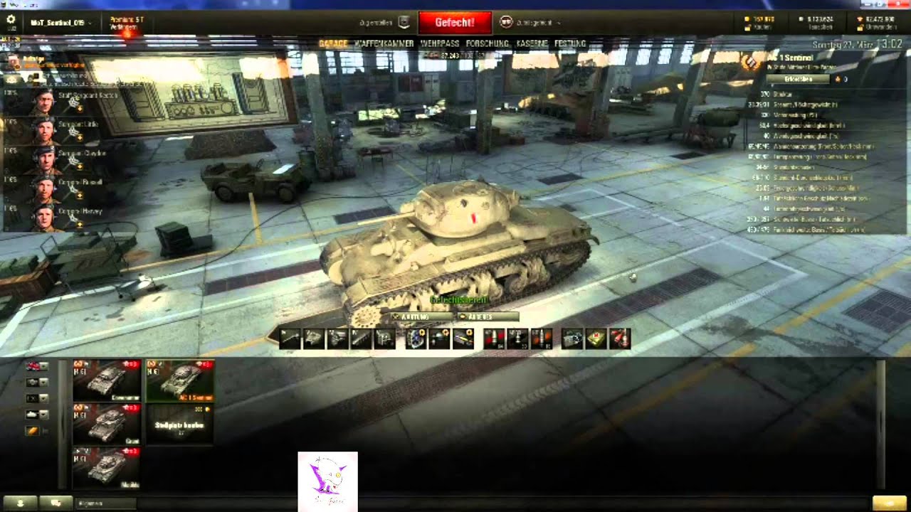World of Tanks [deutsch] [HD] - Vorstellung AC 1 SENTINEL mit Daten ...