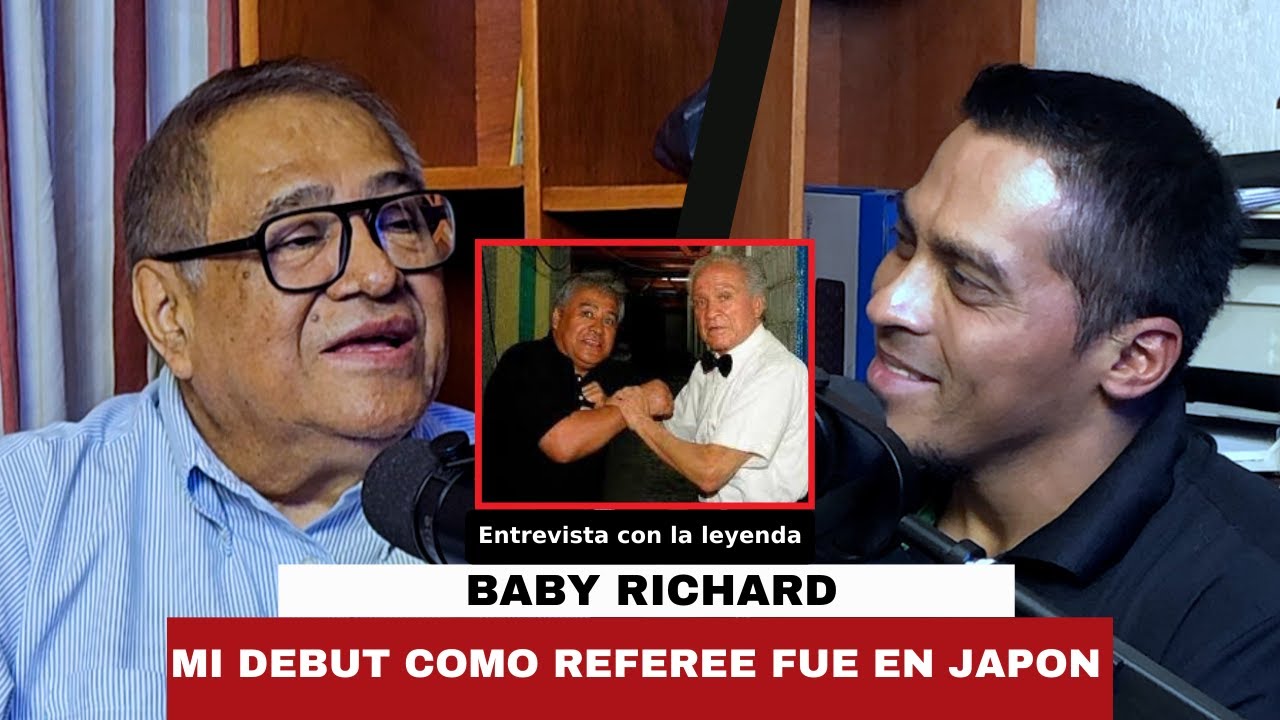 El debut de Baby Richard como referee, coordine 17 funciones en japón ...