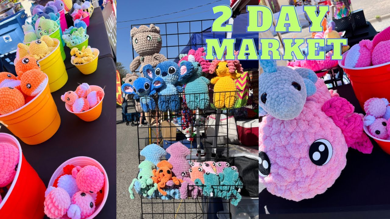 MY FIRST 2 DAY MARKET OF 2023 - set up, during, and after - YouTube