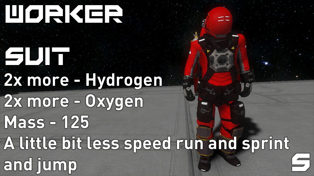 SpaceEngineers Worker Suit - YouTube