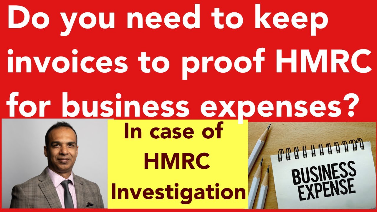 Do you need to keep invoices to proof HMRC for business expenses? - YouTube