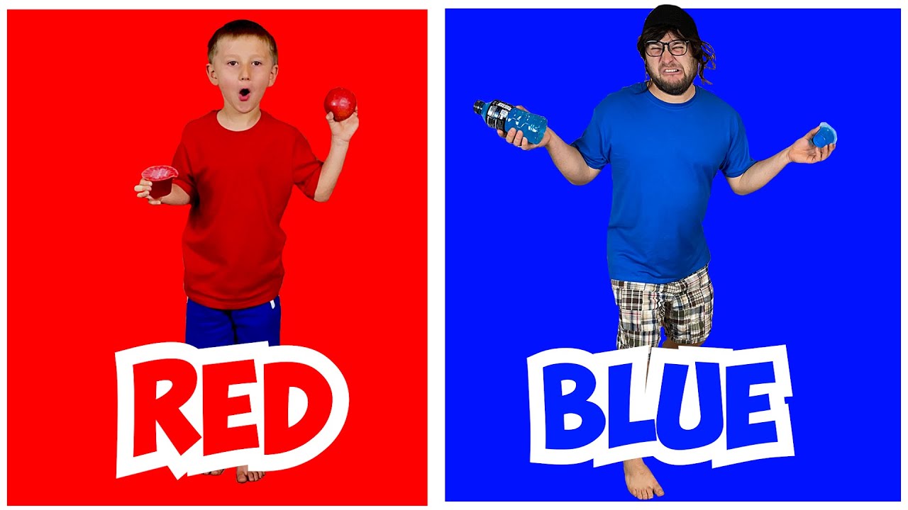 Eating only ONE color food for 24 Hours!!! (Ryan's World parody) - YouTube