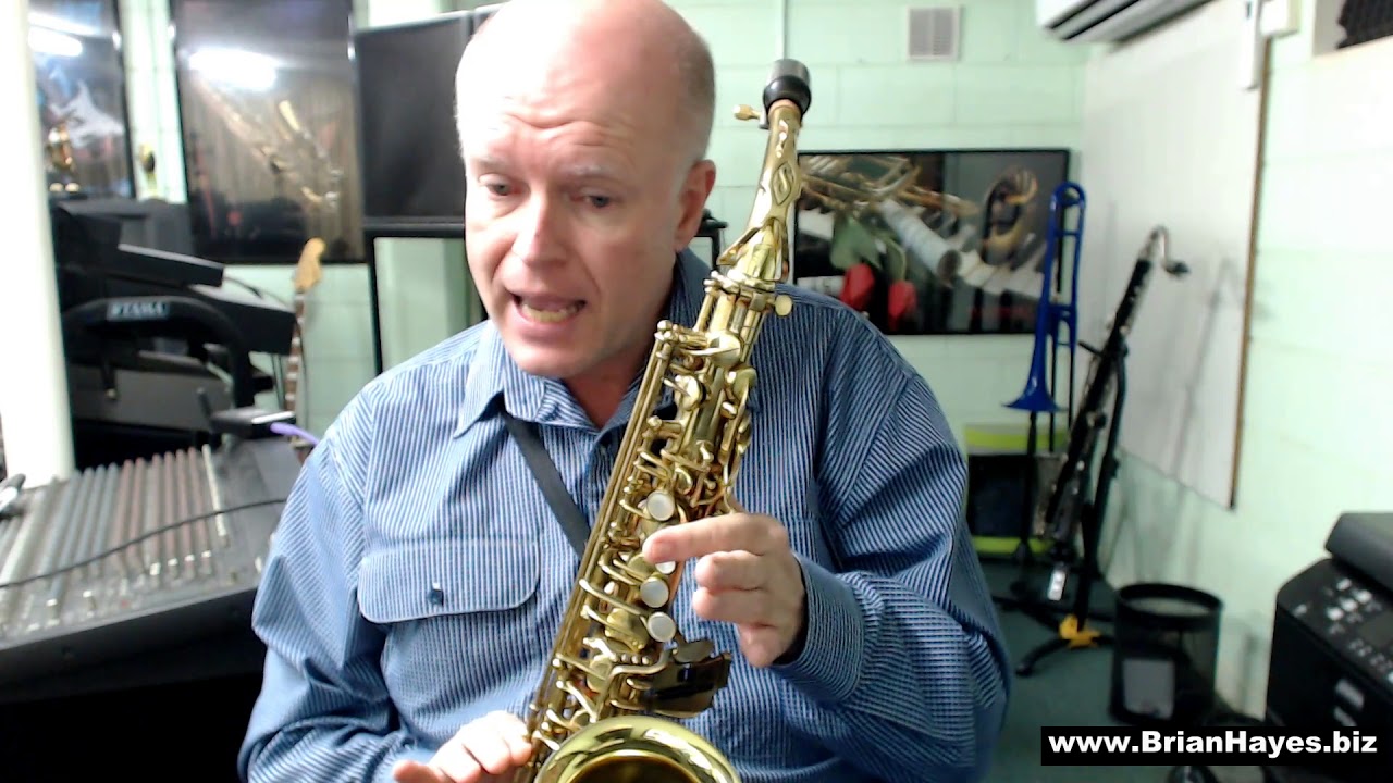 Auxillary High F Key on Saxophones - YouTube