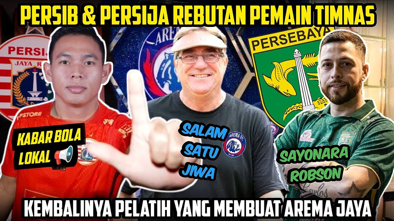 Terkejut‼️ROBERT ALBERT Kembali Latih AREMA🔥PERSIJA & PERSIB Rebutan ANDY SETYO🙏 Berita ...