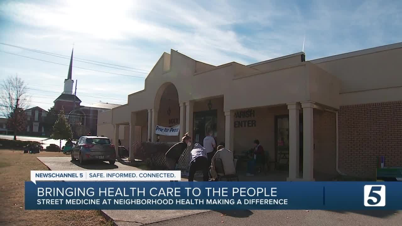 Doctors, nurses with Neighborhood Health help homeless population ...