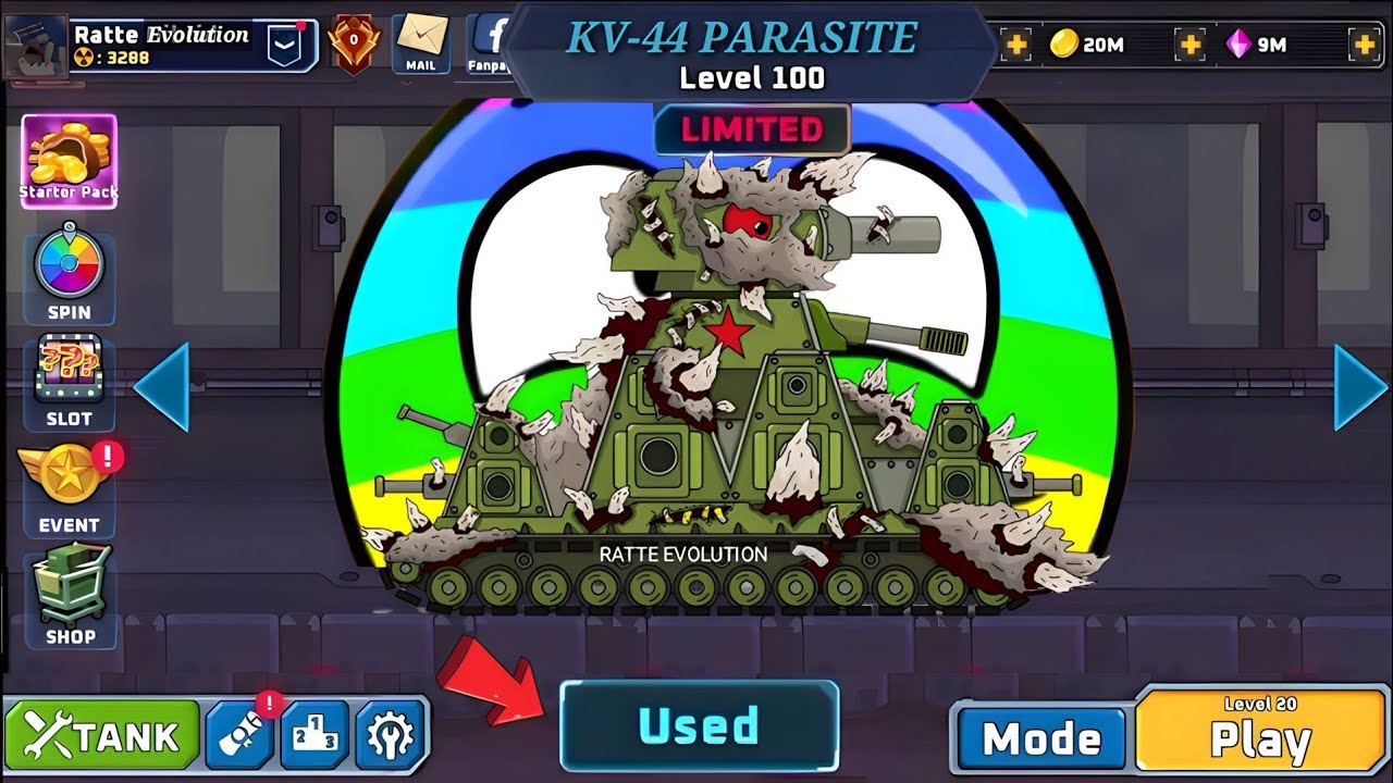 Tank Combat War Battle New Tank KV-44 PARASITE Coming Soon New Update ...