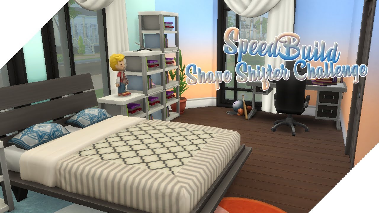 LOS SIMS 4 // SPEEDBUILD - SHAPE-SHIFTER CHALLENGE - YouTube