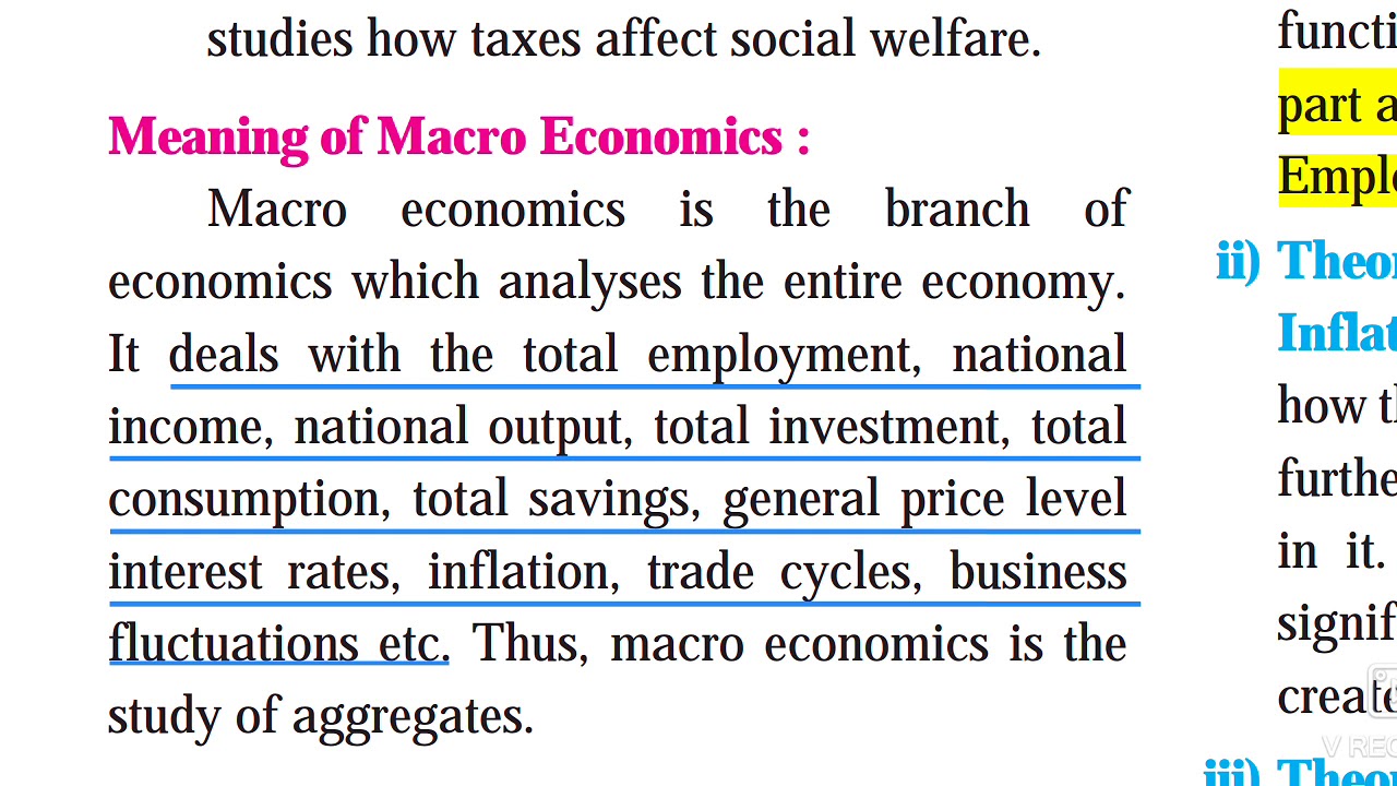 Macro economics and scope - YouTube